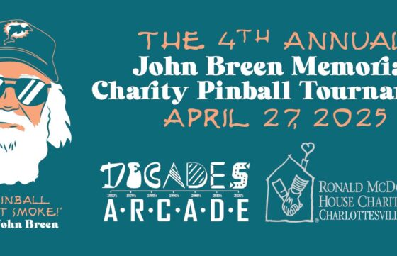 4th Annual John Breen Memorial Charity Pinball Tournament! | WWWV 97.5
