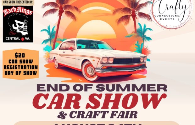End of Summer Car Show & Craft Fair | WWWV 97.5